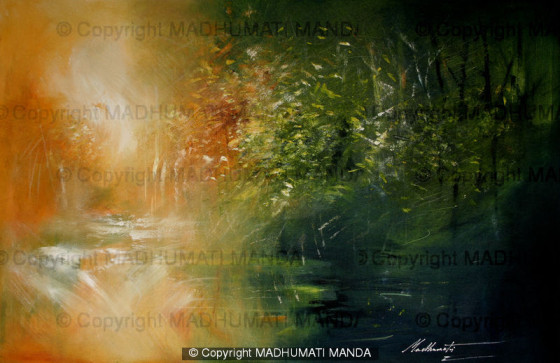 Spotlight interview with painter Madhumati Manda: colour, light and ...